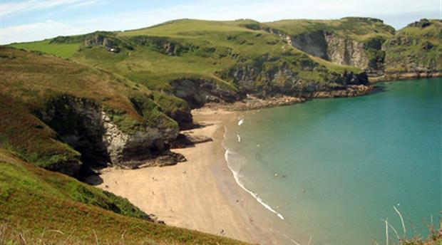 App for Cornwall - Bossiney Cove Beach